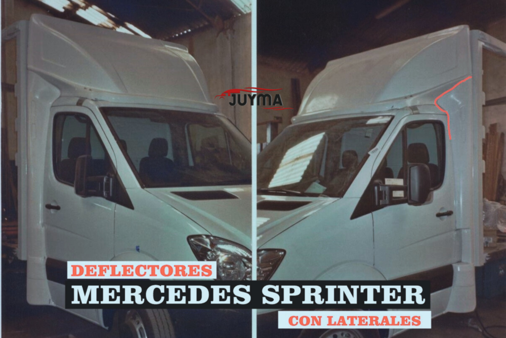 Kit Deflector + Bajadas Laterales Mercedes Sprinter - Manipulados Juyma ...